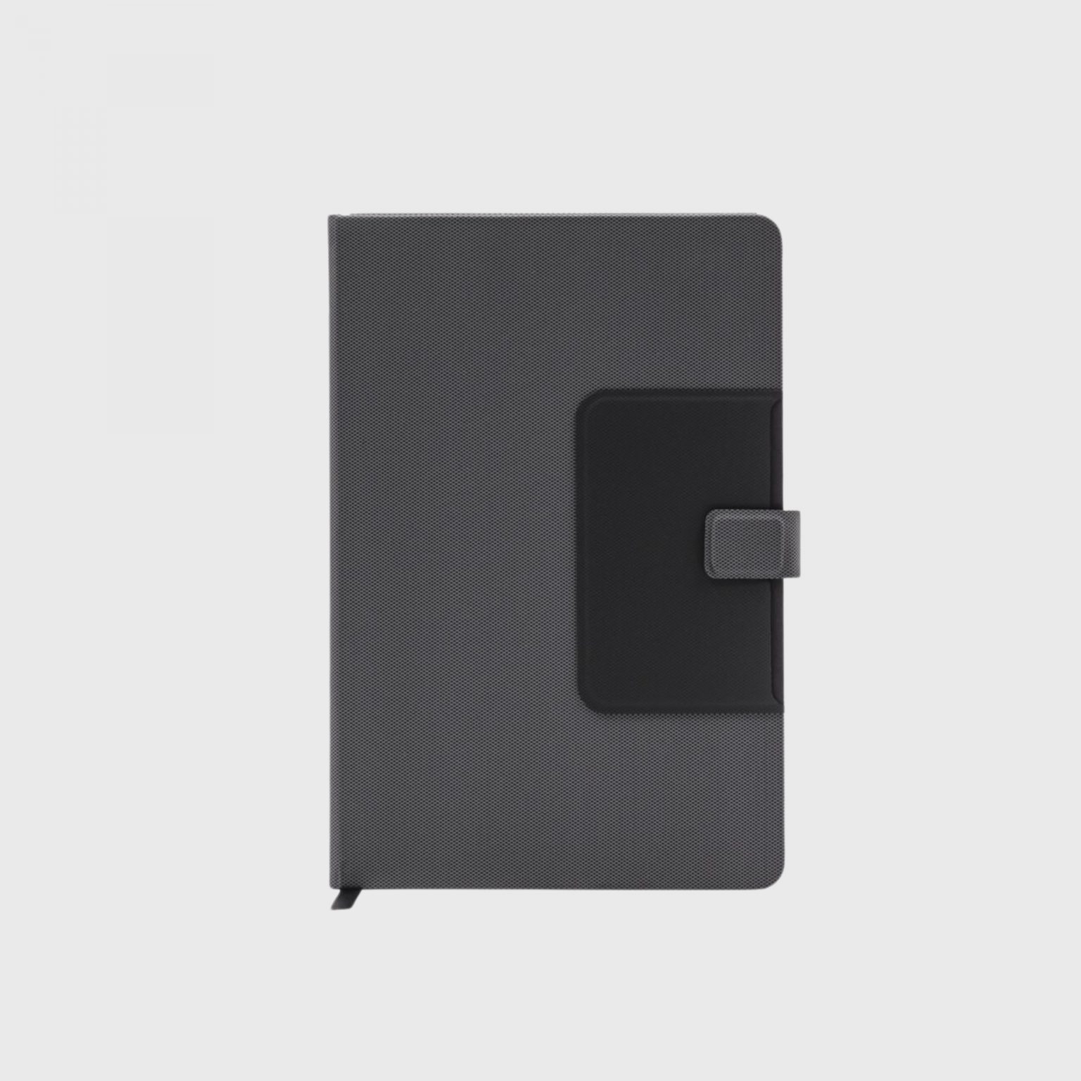 A5 Eco Friendly Hard Cover Notebook with Pen Compartment and Fold Out Stand